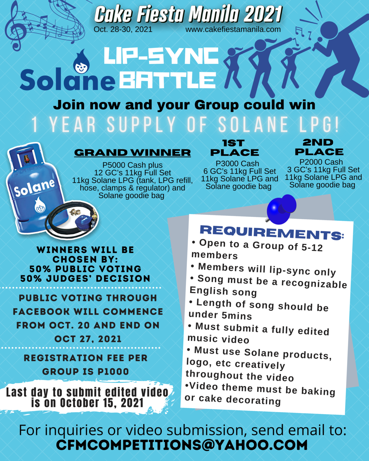 Christmas Carol Lip-sync Battle - Cake Fiesta Manila