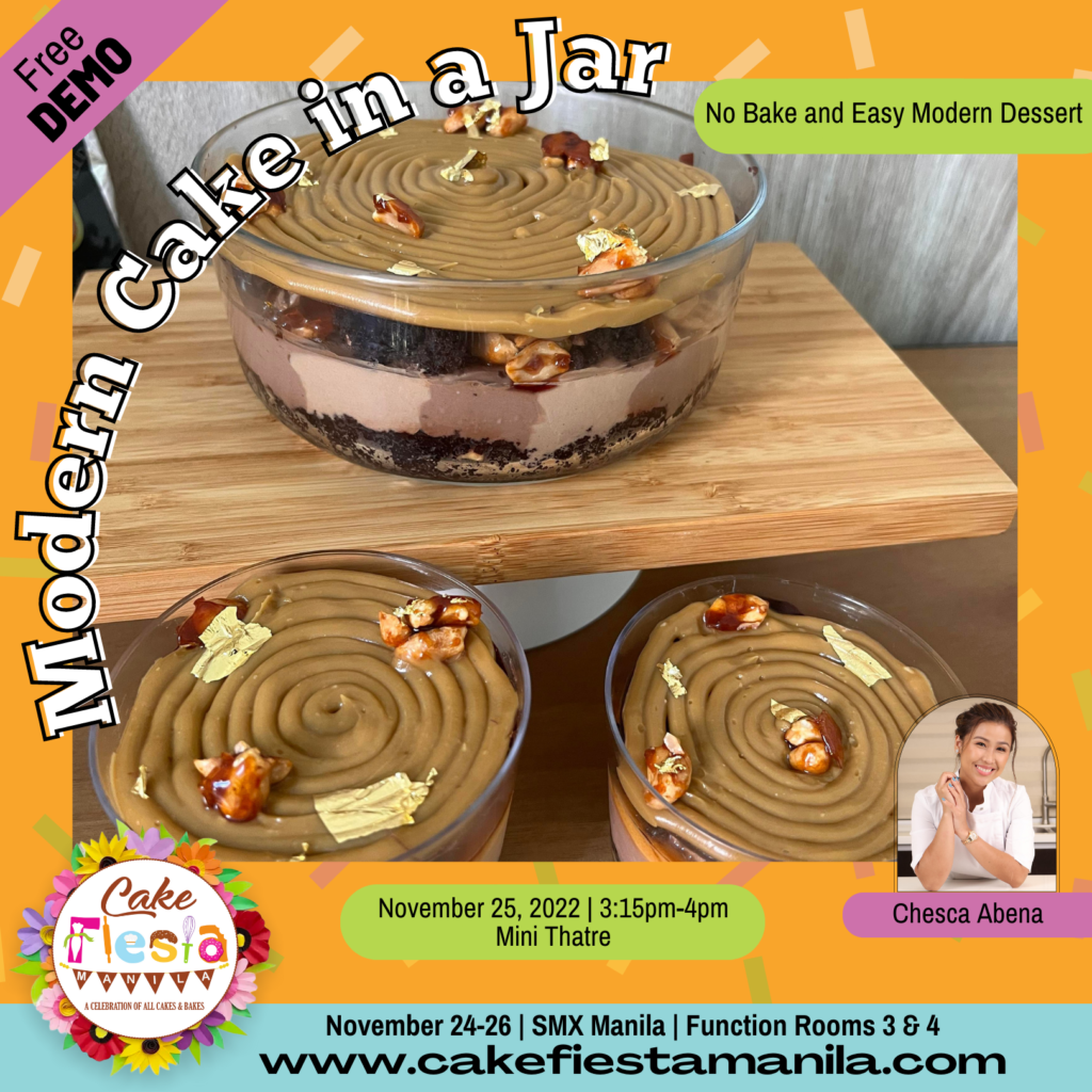Modern Cake in a Jar 3:15-4pm - Cake Fiesta Manila