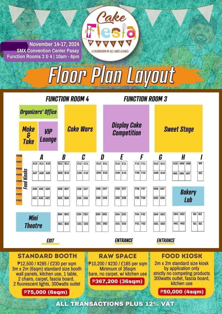 Exhibitors List 2023 - Cake Fiesta Manila